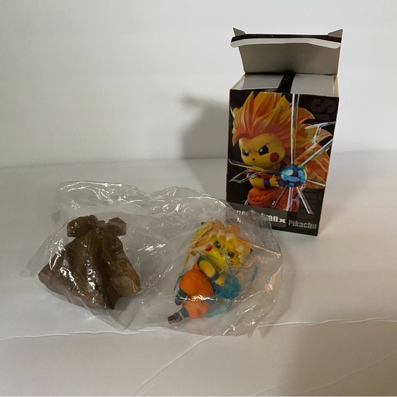 Toys | Super Saiyan 3 Pikachu Statue Figure Toy Pokmon X Dragon Ball Z ...